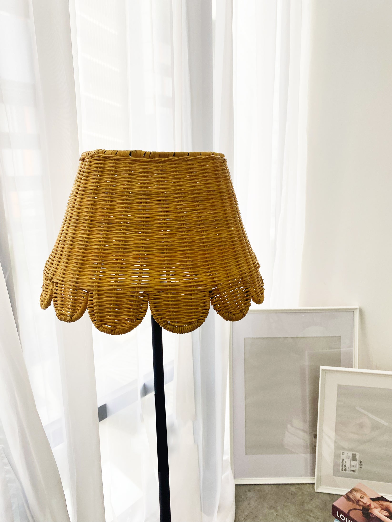 Rattan Scallops Lamp Shade – madebyind