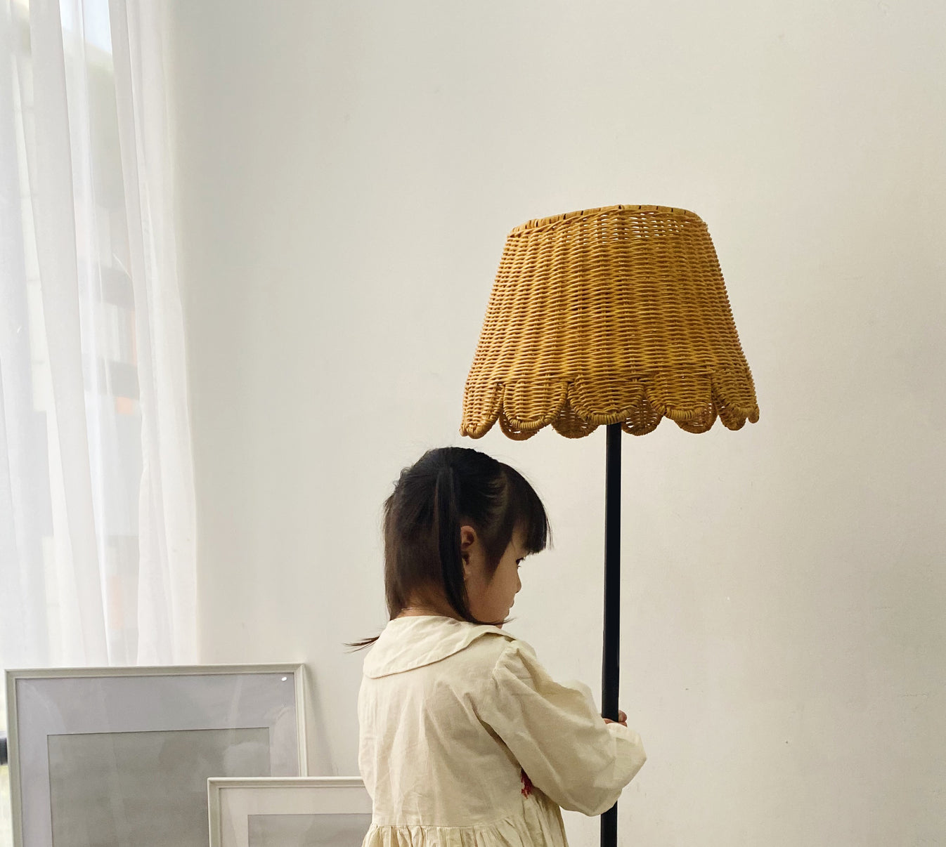 Rattan Scallops Lamp Shade – madebyind