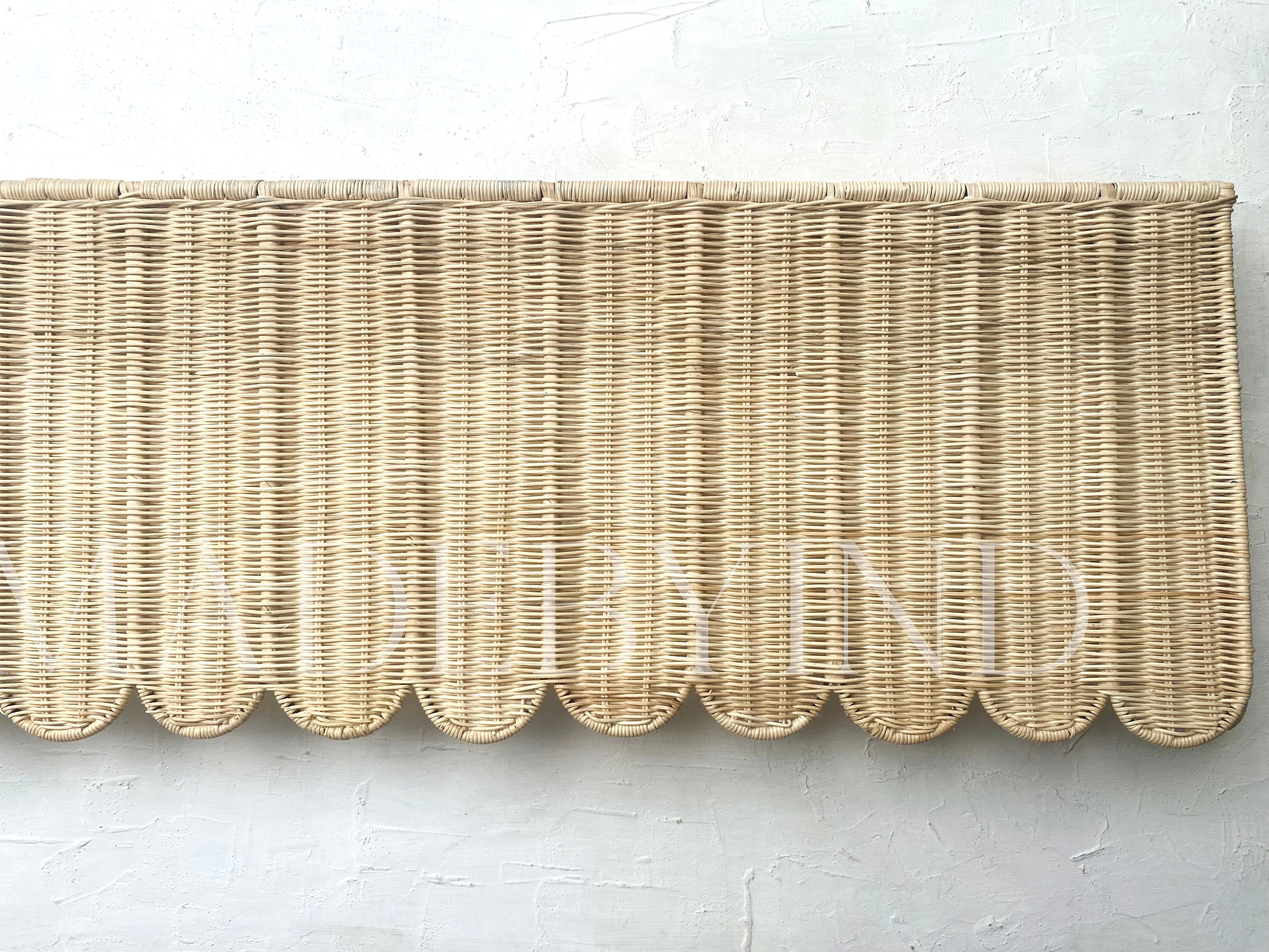 Rattan Scallop Window Pelmet – madebyind