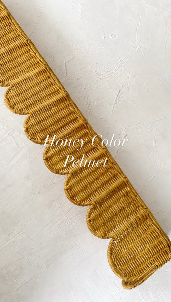 Rattan Scallop Window Pelmet – madebyind